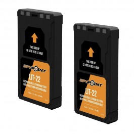 Spypoint LIT-22 Twin Pack Rechargeable Lithium Battery Pack for Flex G ...