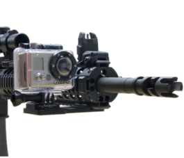GoPro HD HERO Cantilever Picatinny Gun Rail Side Mount / SC-GCM ...