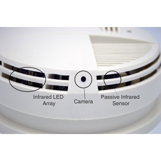 smoke detector camera